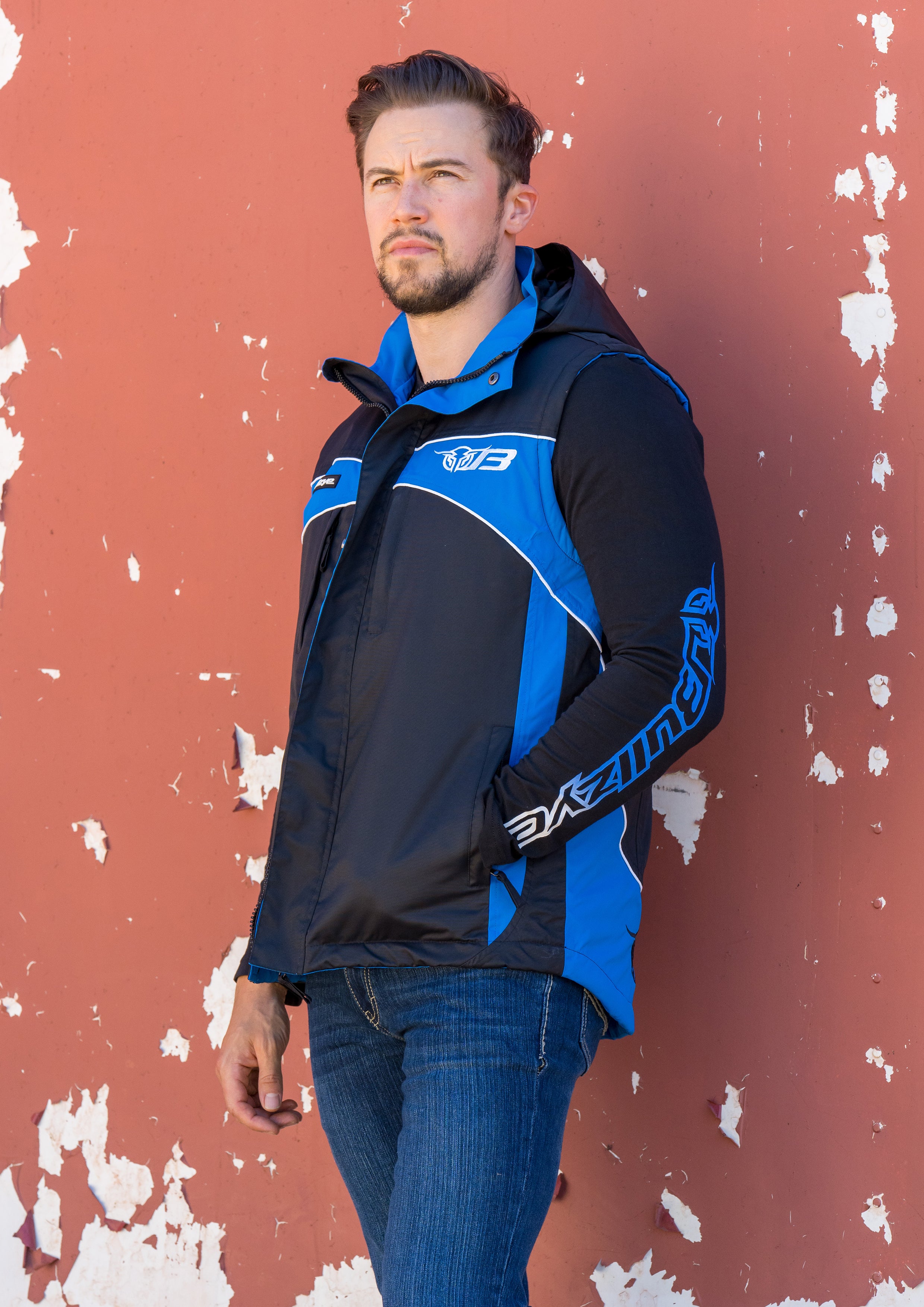 Jacket - Bullzye Mens Bazooka Waterproof Jacket Blue – SJK Country ...