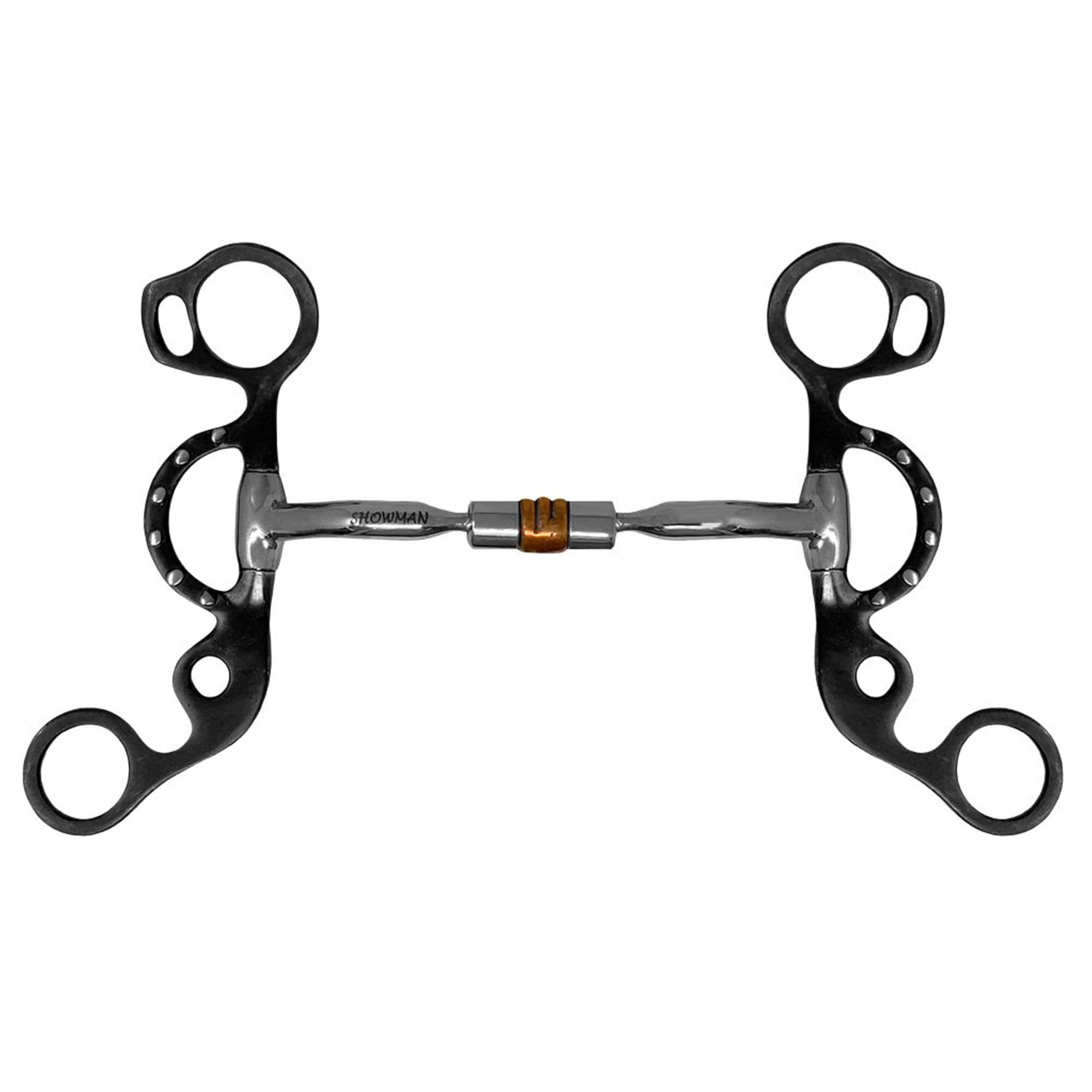 Bit - Comfort Jointed Copper Roller Short Shank Snaffle Curb Bit – SJK ...