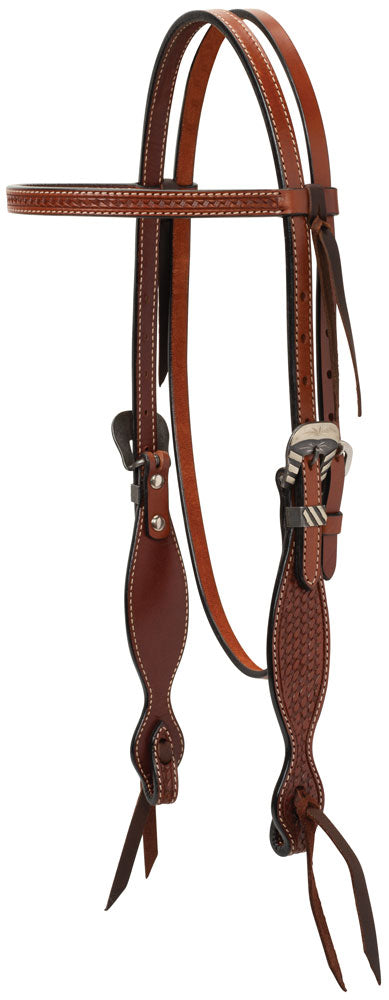 Western Bridle Weaver Turquoise Cross Basketweave Full Size – SJK ...